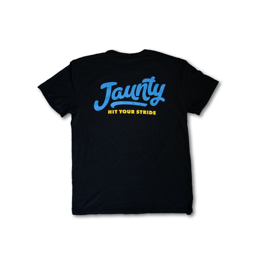 Jaunty Hit Your Stride Tee | Jaunty T-Shirts – Jaunty Merch